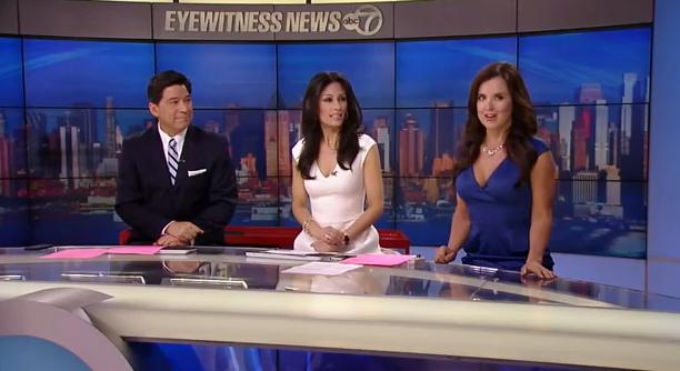 Attractive American News Personalities: ABC 7'S LIZ CHO in a WHITE DRESS