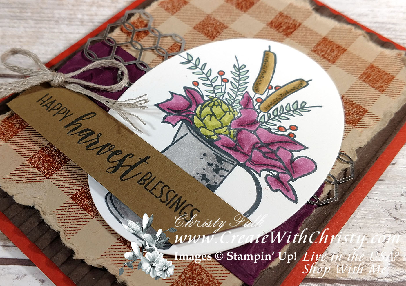 September Order Thank You Card - Fall Theme Week [Create With Christy]