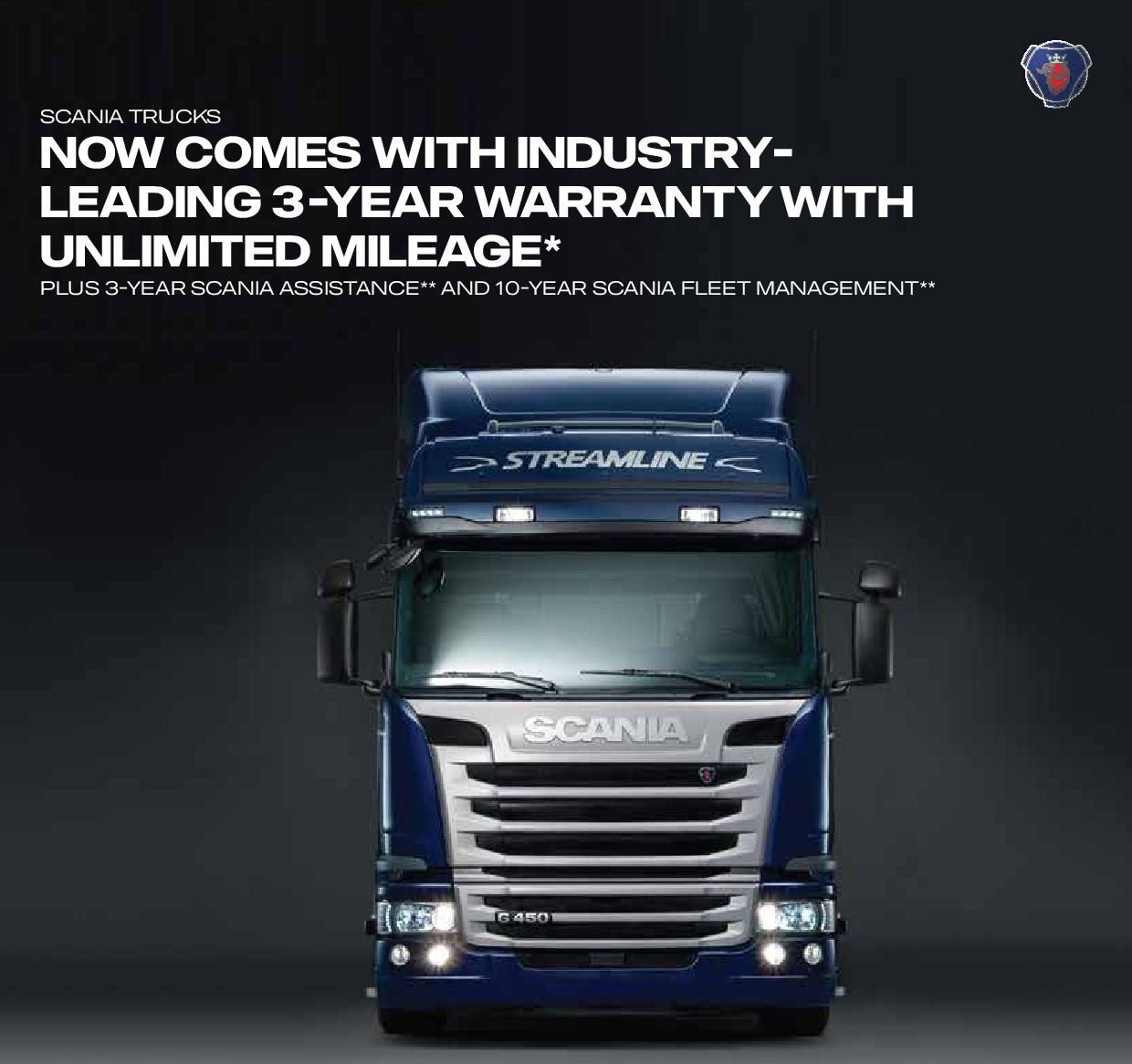 Motoring-Malaysia: Scania Now Offers Fantastic 3-year warranty with ...