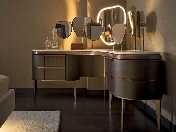 Latest 33 modern dressing table designs for luxury bedrooms 2019