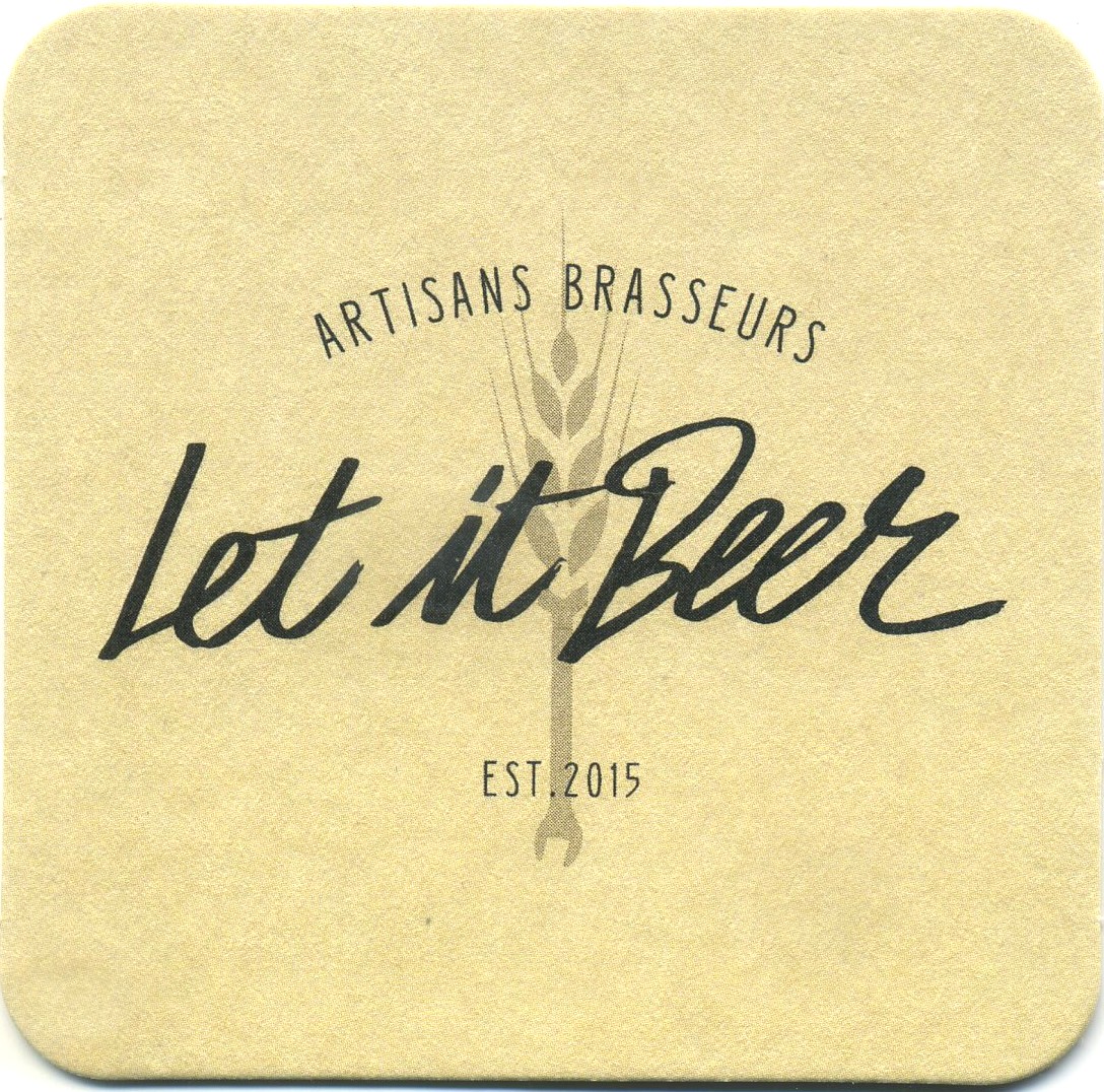 Sous bocks bretons: Brasserie Let it Beer, Mauguio