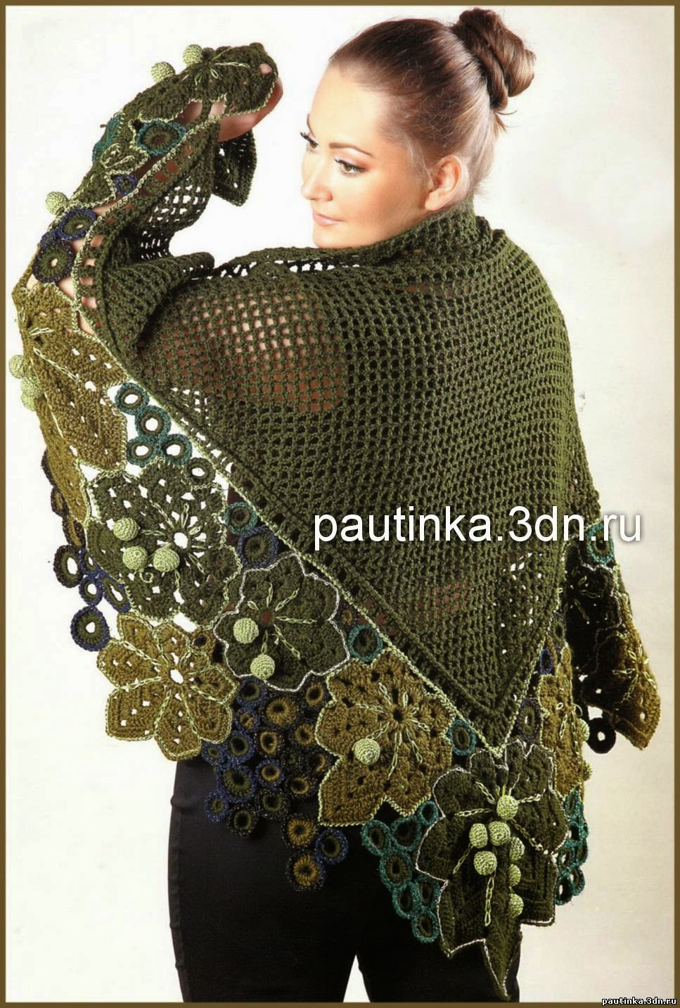 Ergahandmade: Irish Crochet Lace Shawl + Diagrams