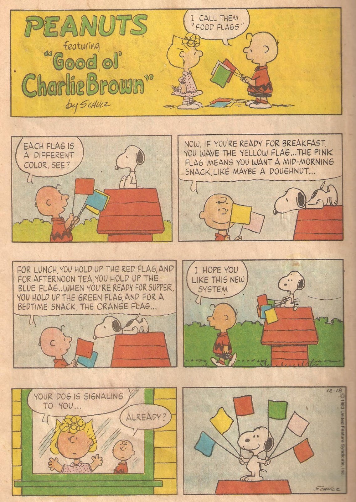 Sunday Comics Debt: The Colour of Peanuts