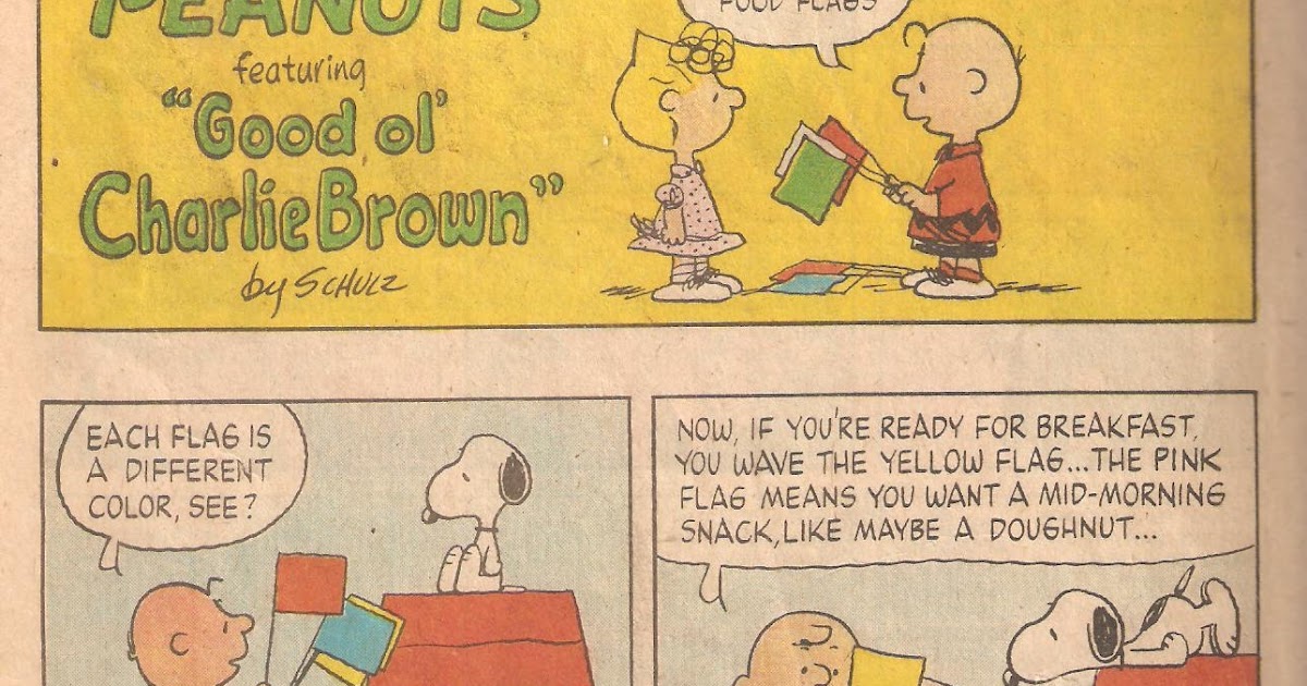 Sunday Comics Debt: The Colour of Peanuts
