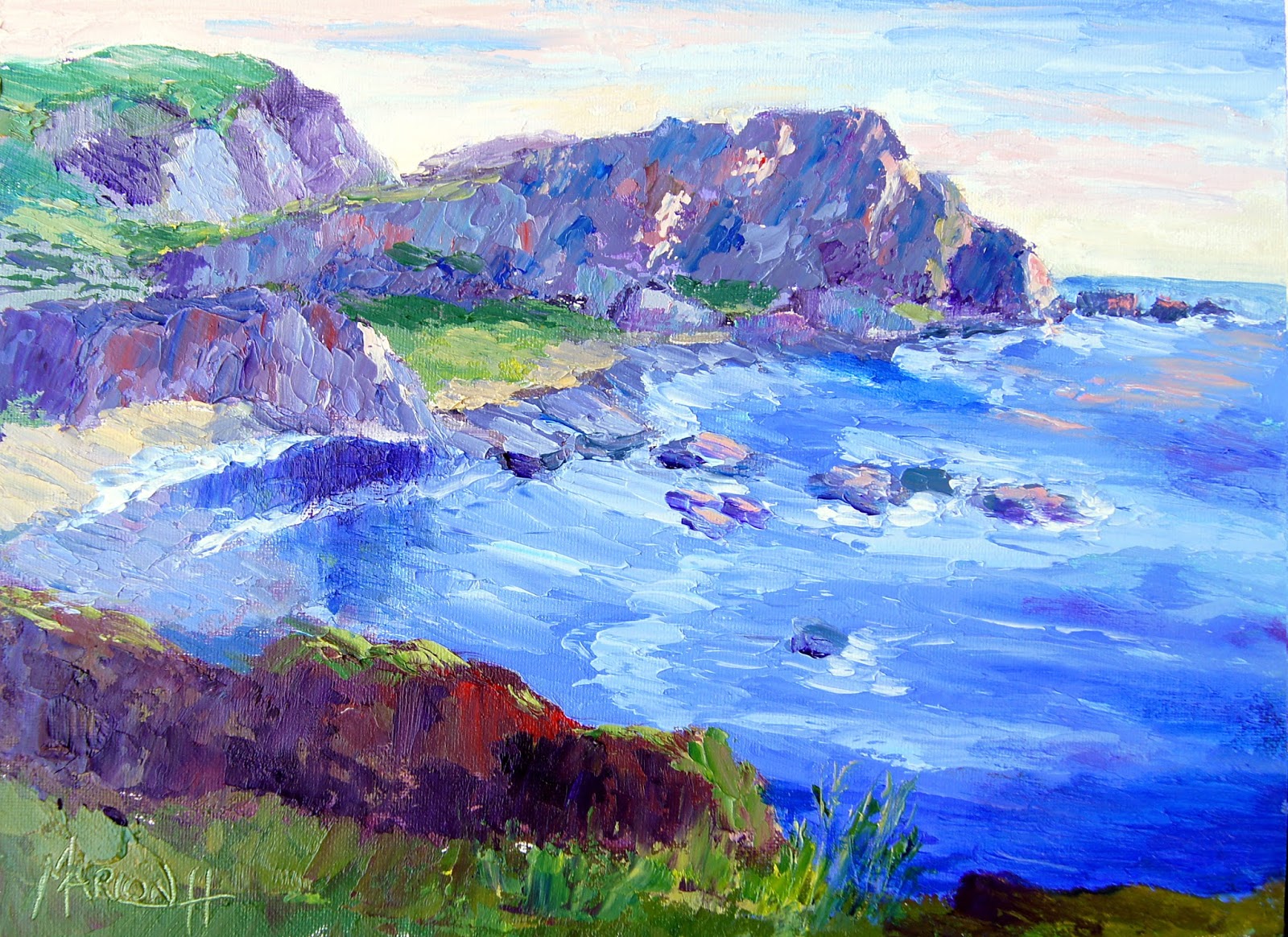 Palette Knife Painters, International: Commission Painting Isle of ...
