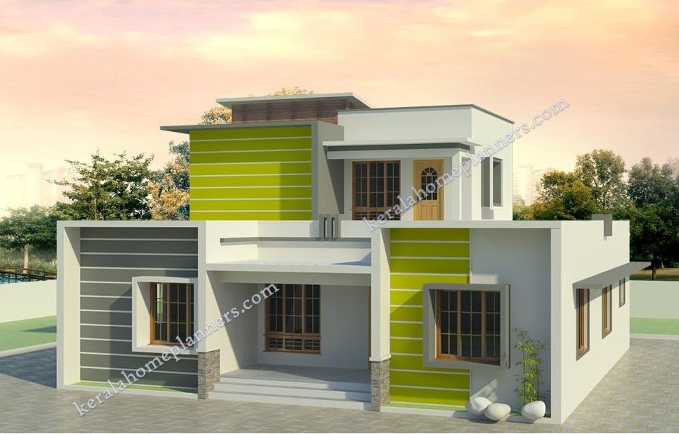 Low Cost 1450 Sqft Modern Contemporary 3 Bedroom Home for 21 Lakhs ...