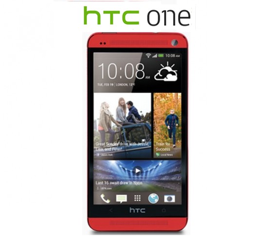 HTC One M7 in Red color : Different color variants available