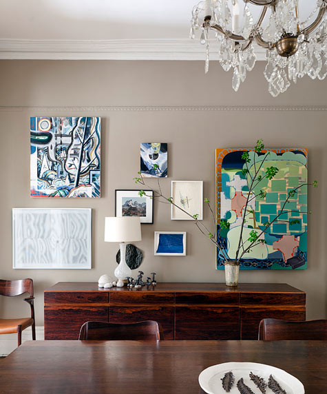 Living in DesignLand: EL COLOR TOPO EN PAREDES