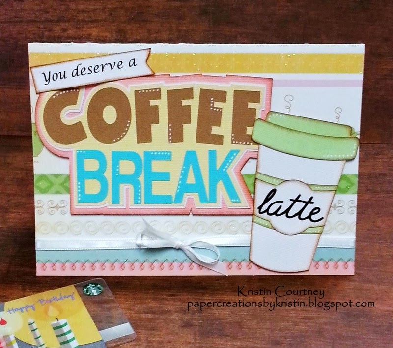 Paper Creations by Kristin: Coffee Break Card