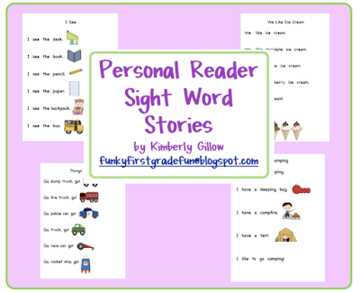 Funky First Grade Fun: Personal Reader Folders