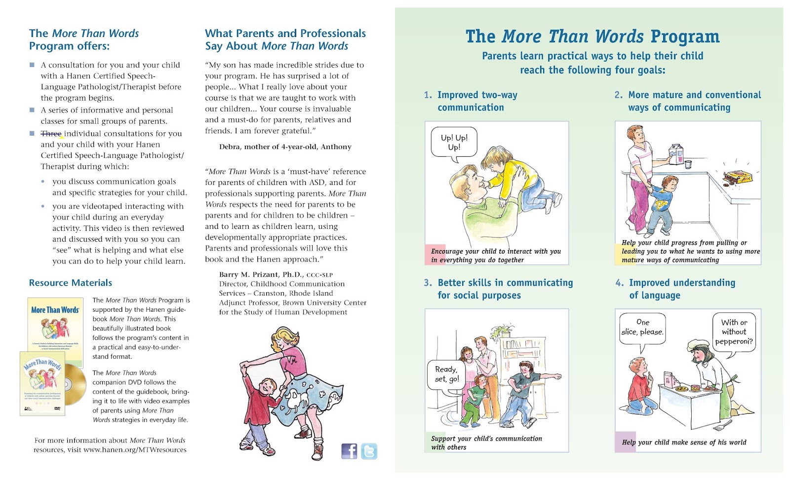 Speech Oasis: Communication in Action: An Adaptation of More Than Words ...