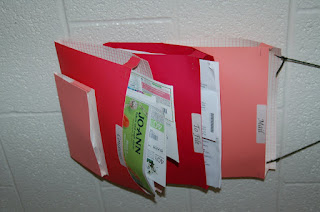 Living the Craft Life: DIY hanging folder organizer - Tutorial