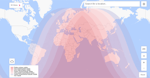 Maps Mania: Tonight's Total Lunar Eclipse