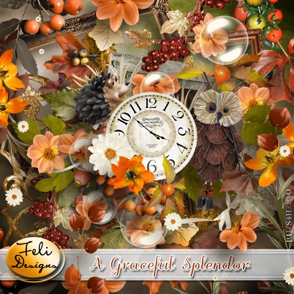 Feli Designs: A Graceful Splendor - New Kit + Freebie