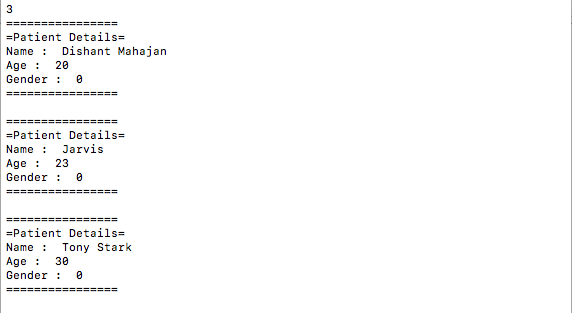 Patient Management System Python Console Based - PROGRAMMING