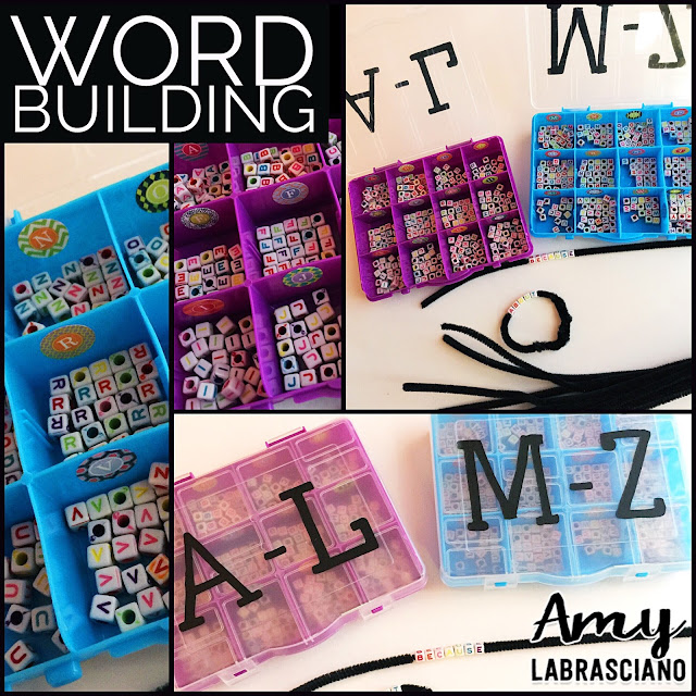 Learning Lessons With Amy Labrasciano: Letter Clip Word Building