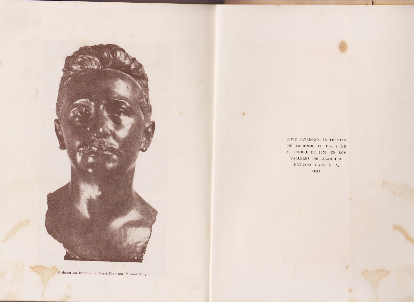 CARLOS BACA FLOR: EXPOSICION CARLOS BACA-FLOR DE 1955