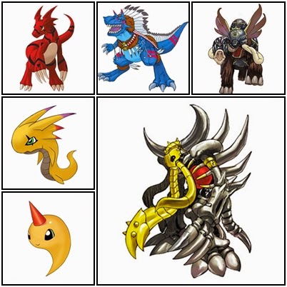 Guilmon X Line Mammothmon X ~ MEU×DIGIMON