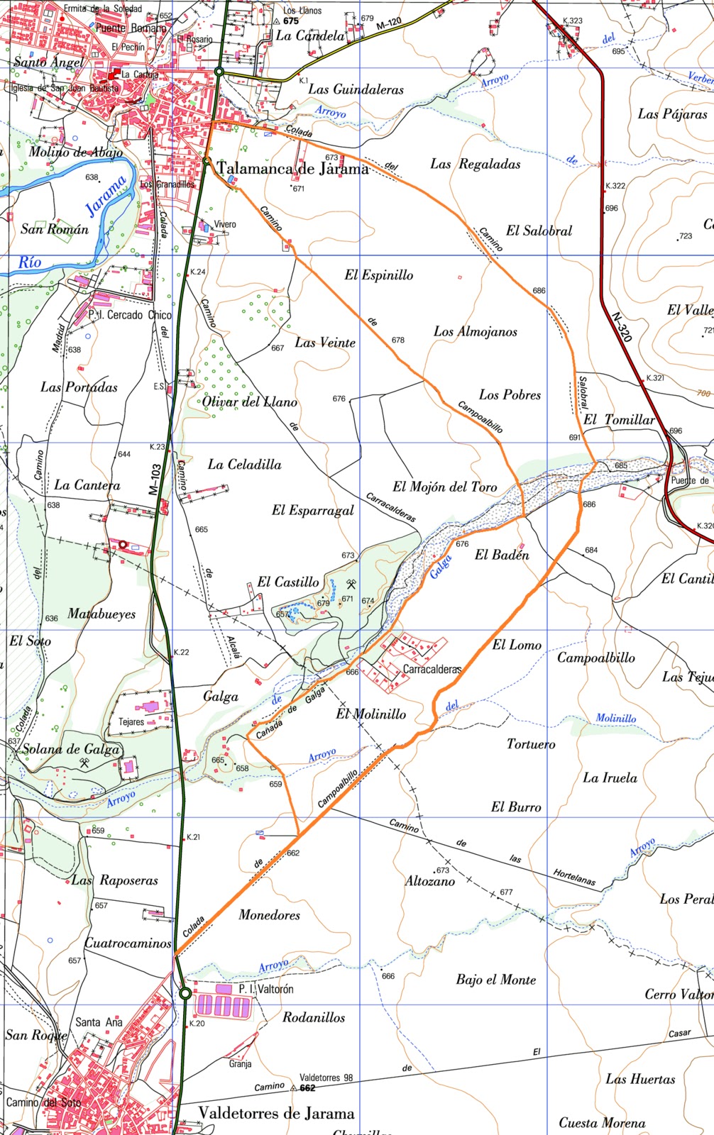 Por las estepas de los ríos Jarama y Henares.: Entre Valdetorres de ...