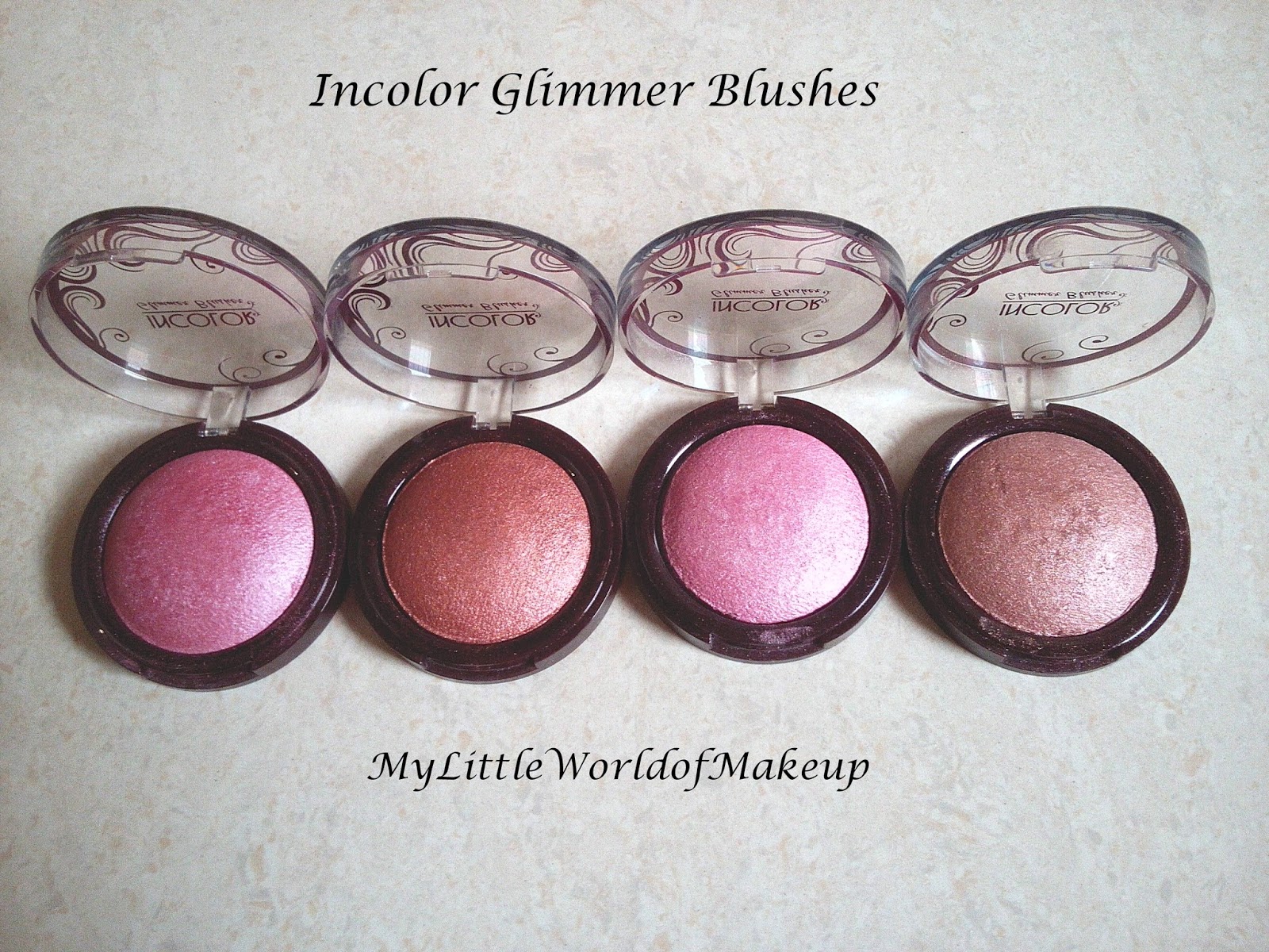 Incolor Glimmer Blusher Review & Swatches