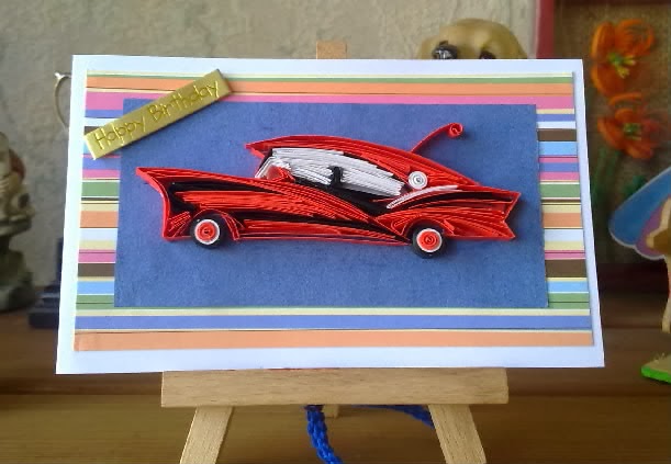 papercrafts: Quilled Car