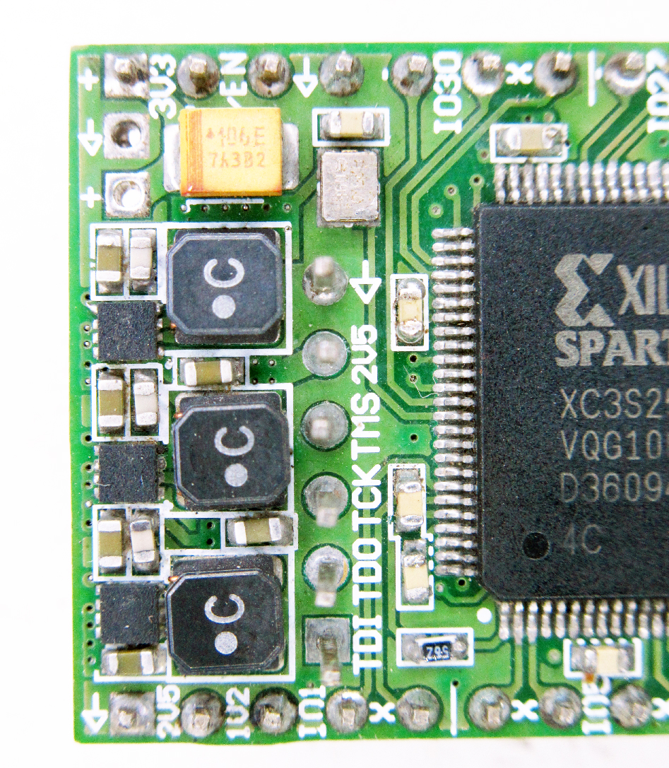 Embedded Engineering Wireframe Fpga Board Breadboardable Xilinx Xc3s250e Board