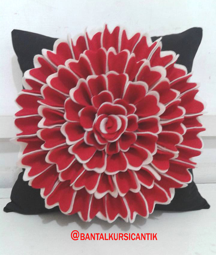 Bantal Bunga - Bantal Kursi Cantik