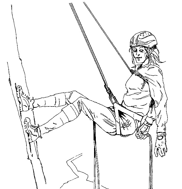 Abseiling: Abseiling for beginners.