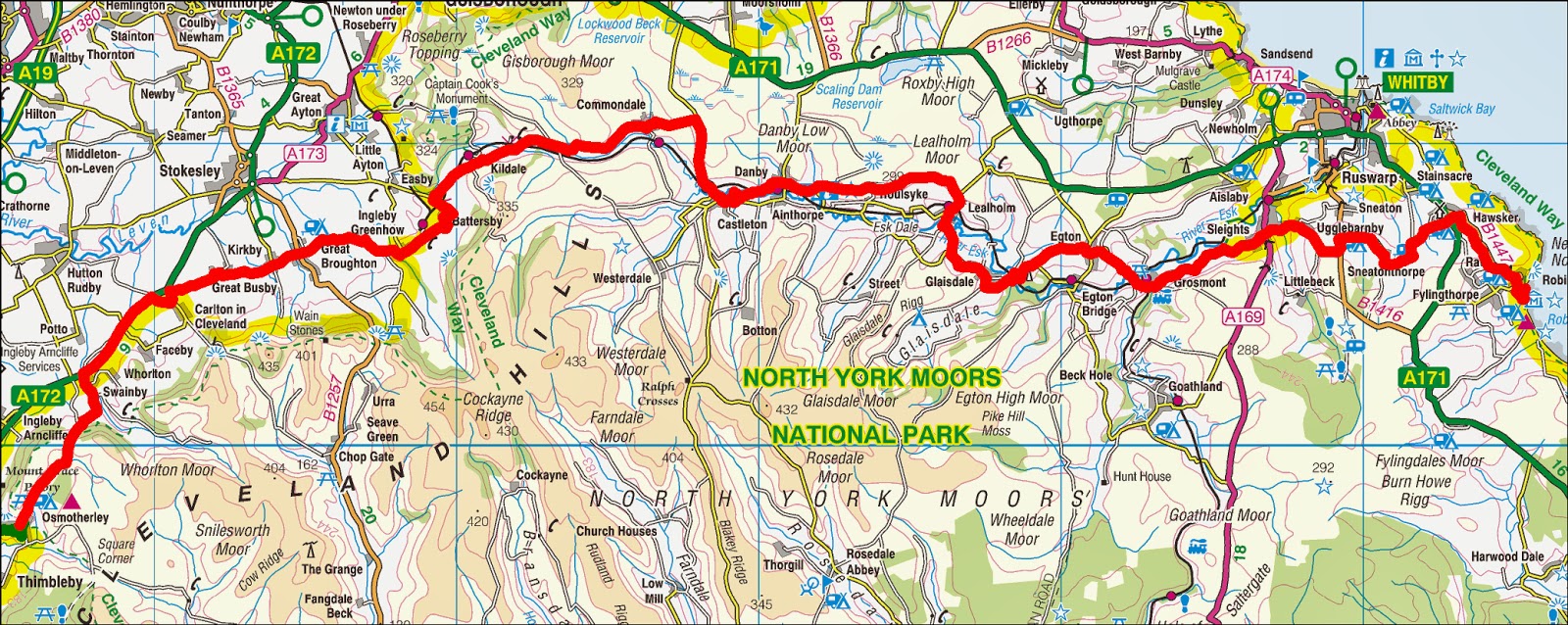 beer,bikes and backpacking: coast to coast cycle day 4 osmotherly to ...