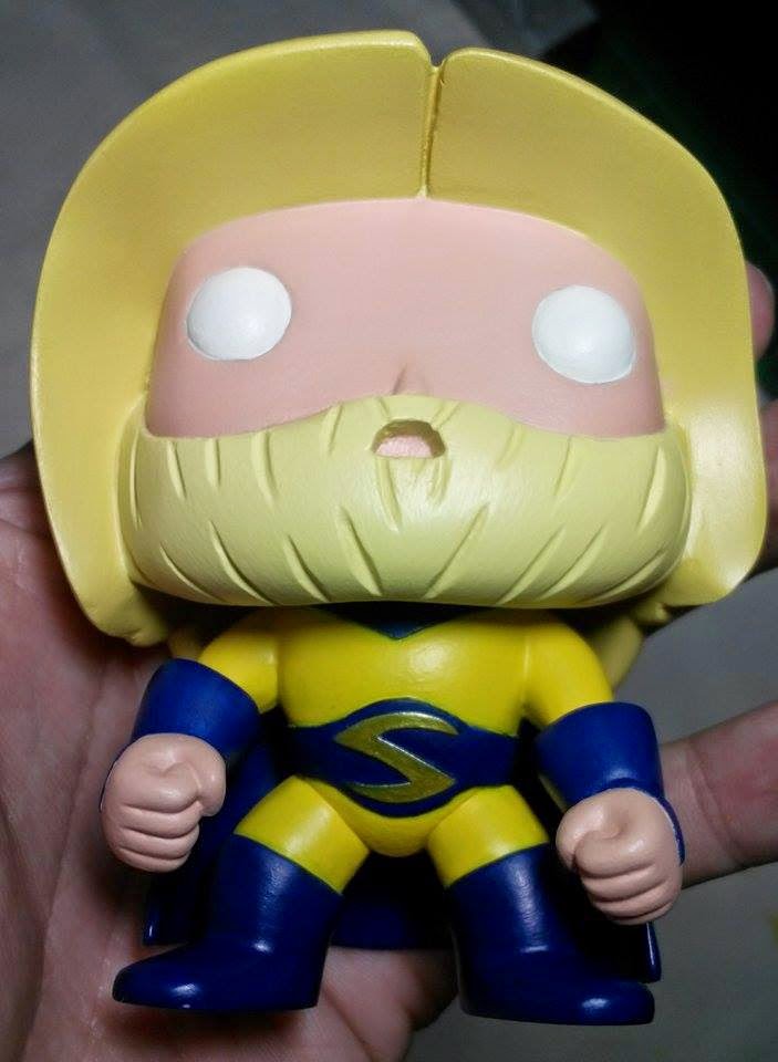 arvyt's engineered toys: Funko Pop Custom Bearded Sentry