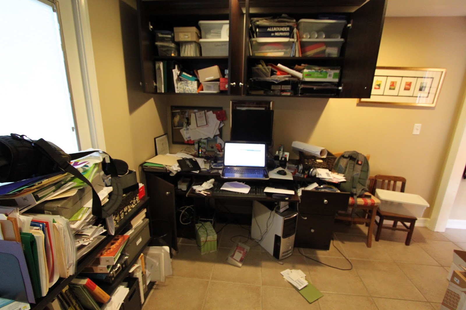 super sunday messy office cleanup | mid-century modern remodel