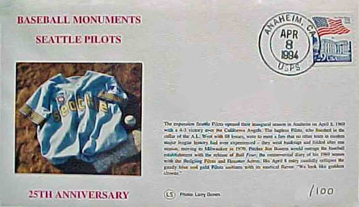 Baseball Stamps & Postmarks: Seattle Pilots