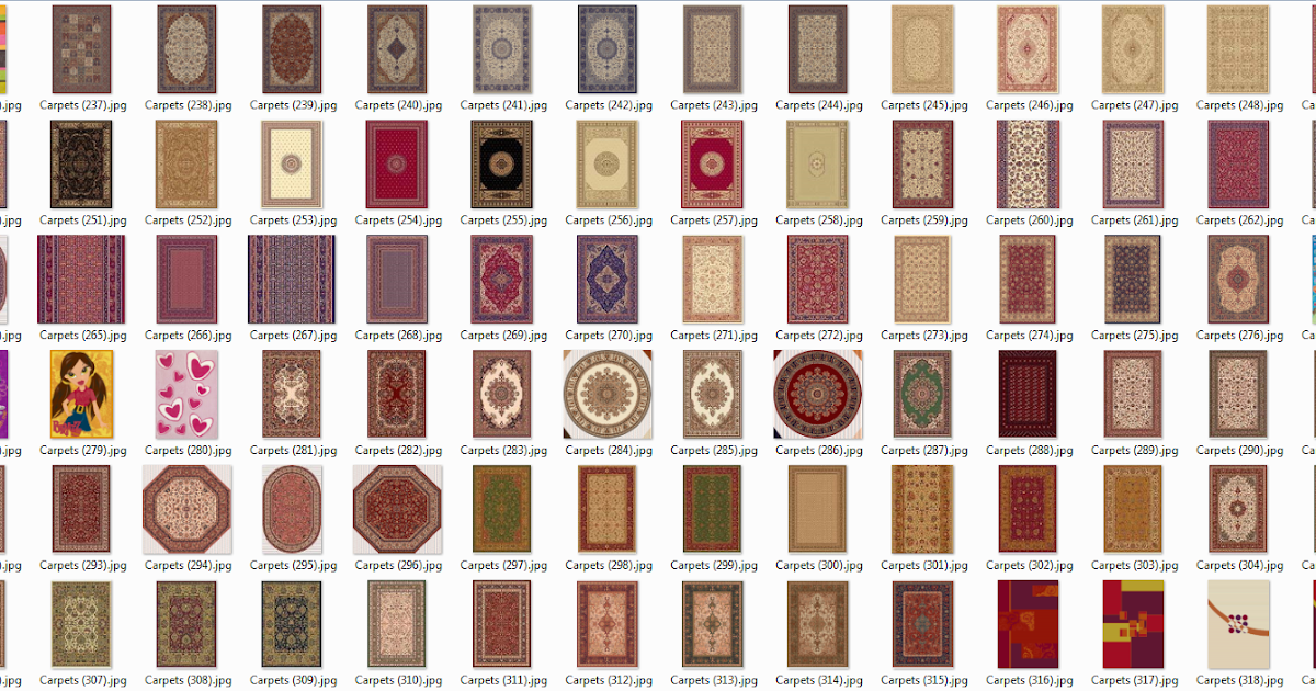 Carpets for architectural designs on Photoshop