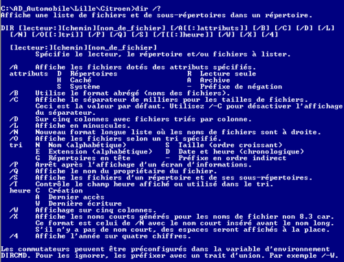 Commandes ms dos avec des exemples - Astucesinformatique