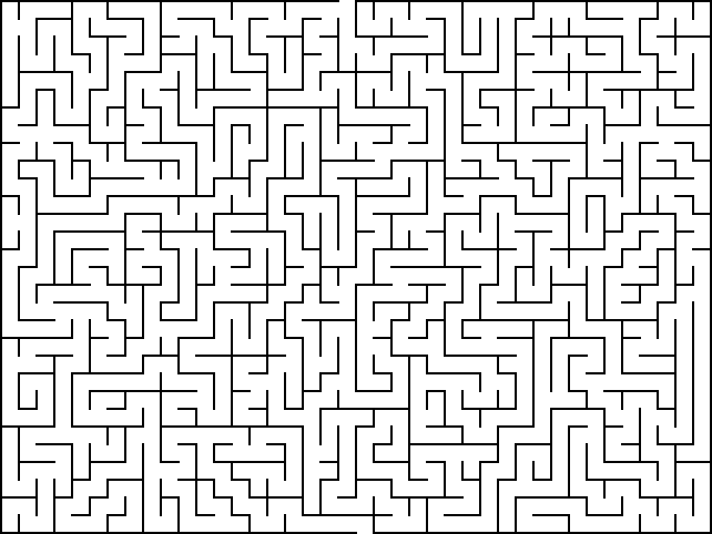 Free printable Word Search and Sudokus: Maze 22