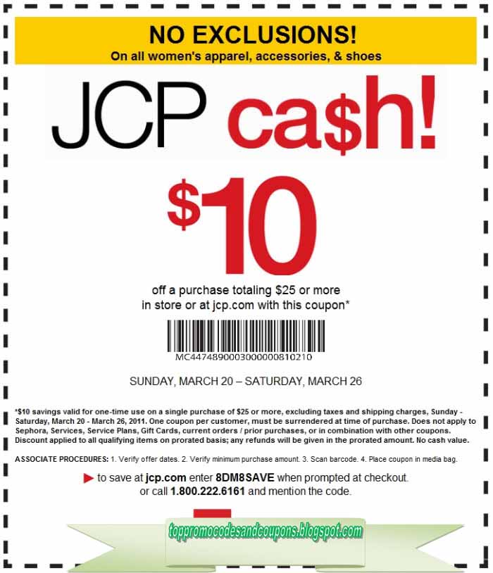 Free Promo Codes and Coupons 2023: JcPenney Coupons