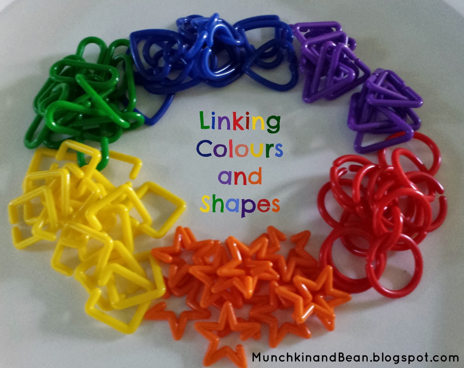 Munchkin and Bean: Linking Colours and Shapes