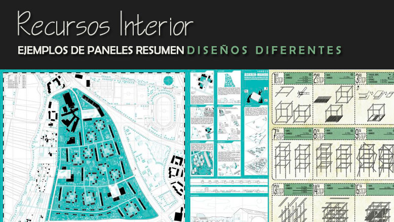 7 Ejemplos de panel resumen: diseños diferentes - Recursos Interior