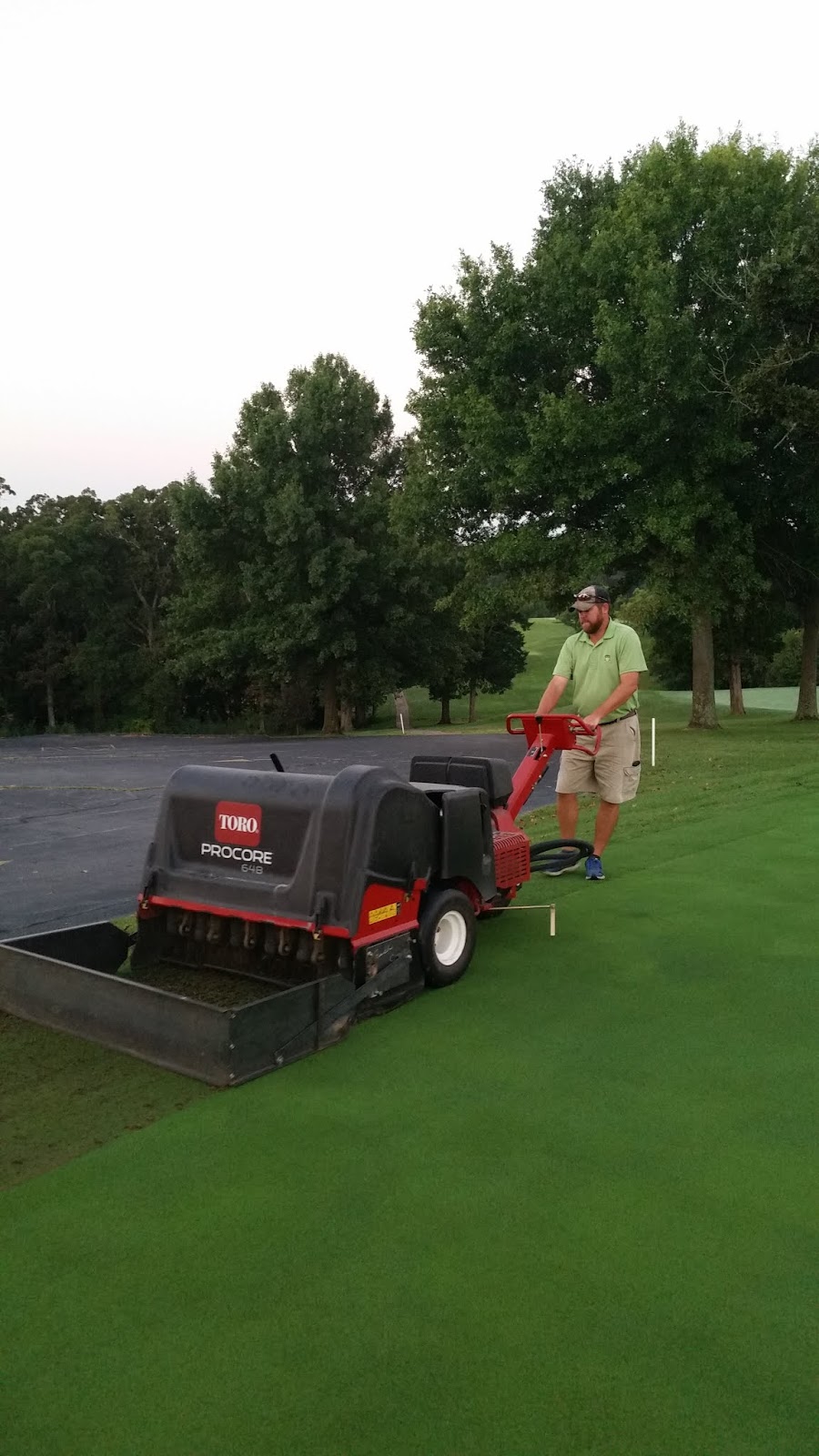 Franklin County Country Club Golf Course Management: Greens Aerification