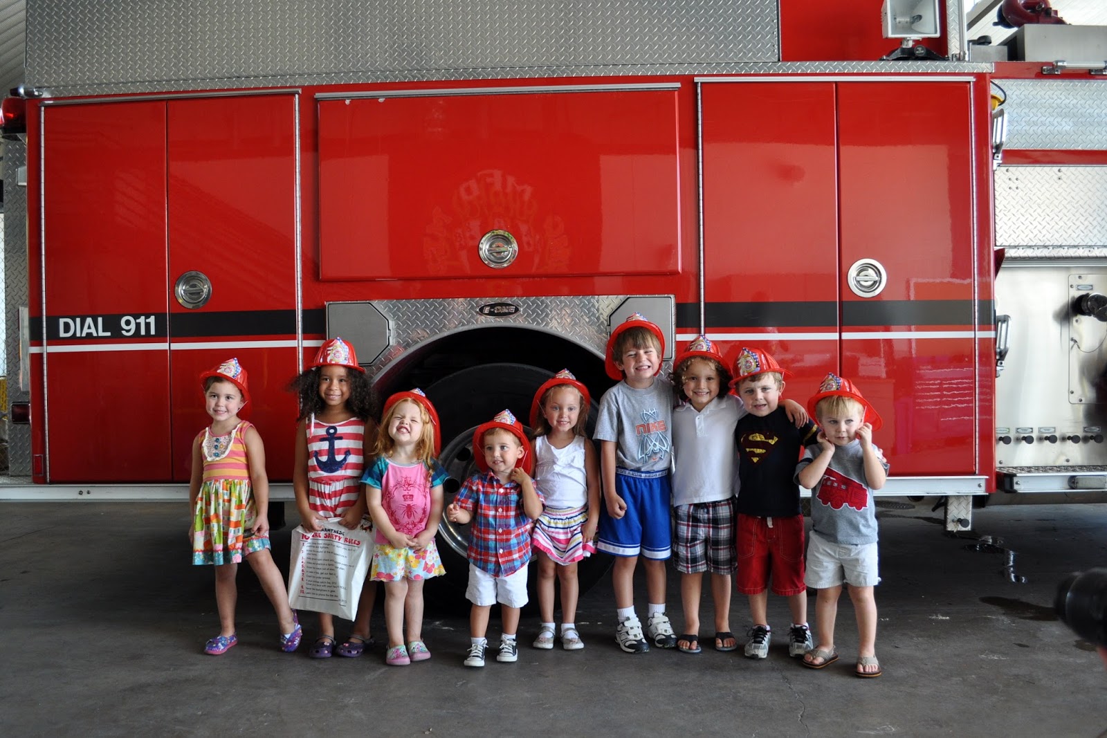 A & B Plus Three: Visit to the Fire Station