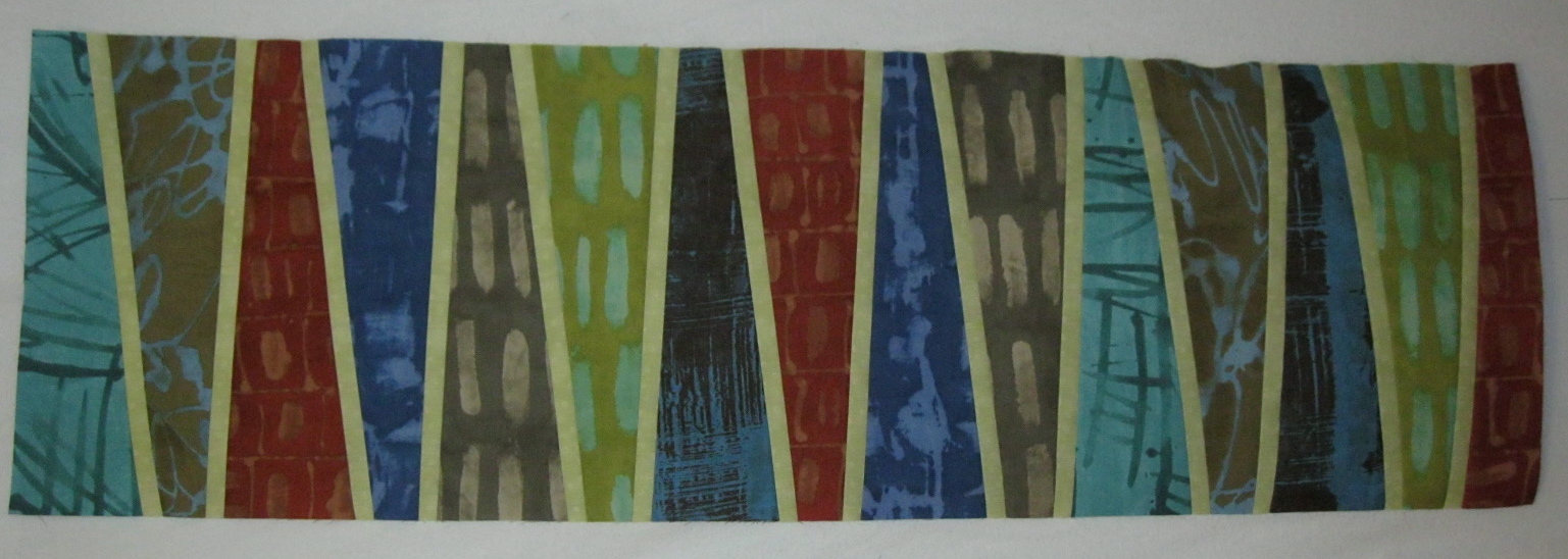 Studio Notes: "Reflected Wedges" Table Runner