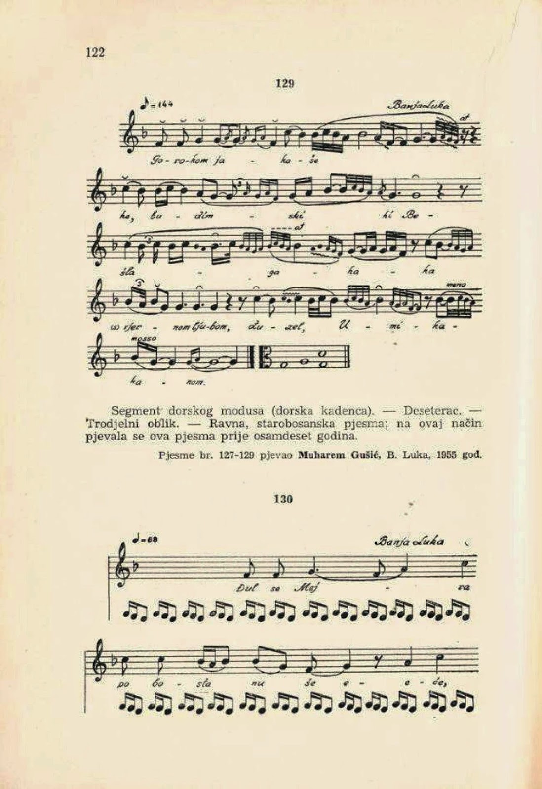 SEVDALINKE: Notni zapisi sevdalinki (III dio). Vlado Milošević ...