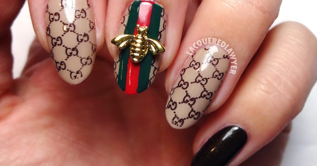 Lacquered Lawyer | Nail Art Blog: Bee Gucci