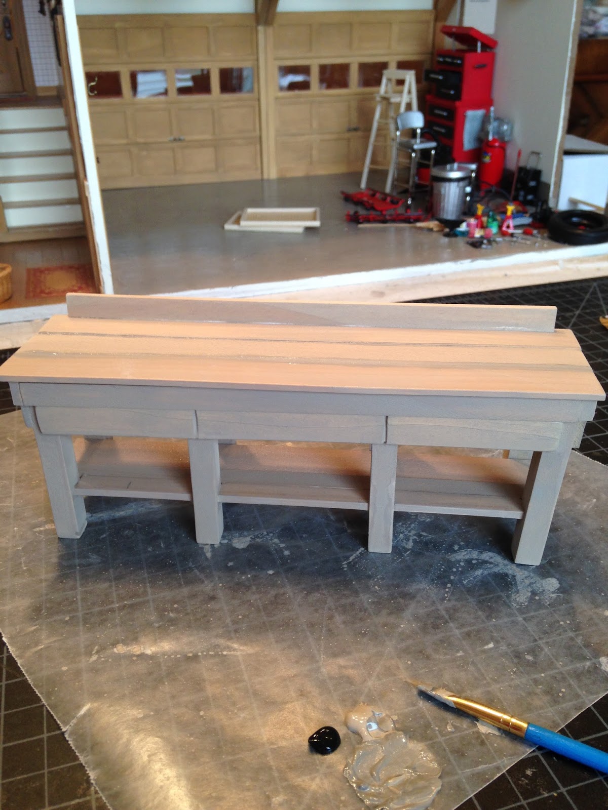 My Miniature Madness: Making A Work Bench