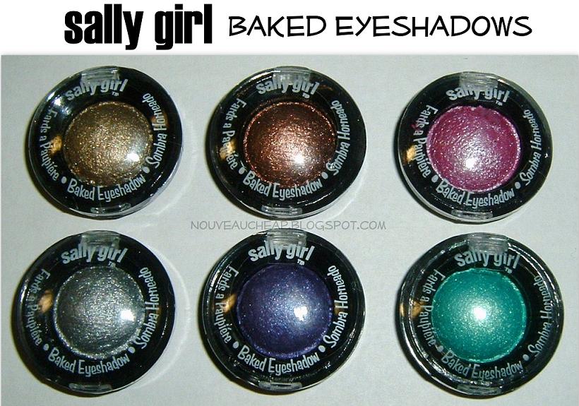 Review: Sally Girl Baked Eyeshadows from Sally Beauty | Nouveau Cheap