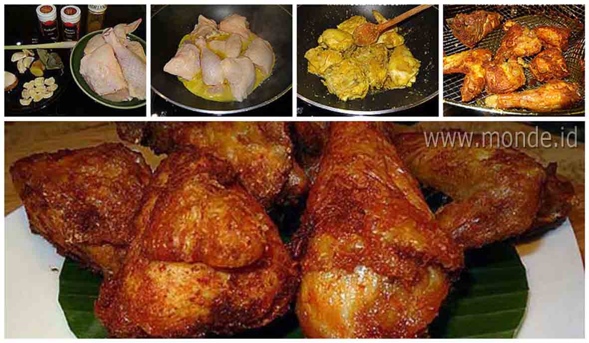 Resep Ayam Goreng Bumbu Kuning Crispy Gurihnya Sampai Ketulang