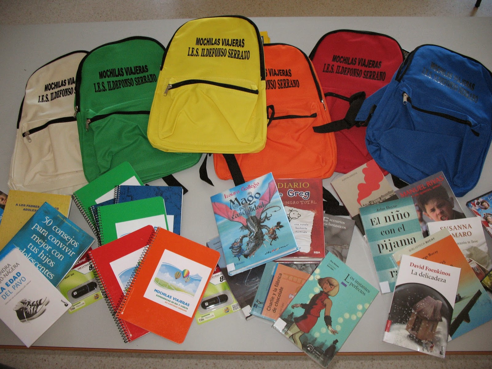 Biblioteca Ildefonso Serrano: Mochilas Viajeras