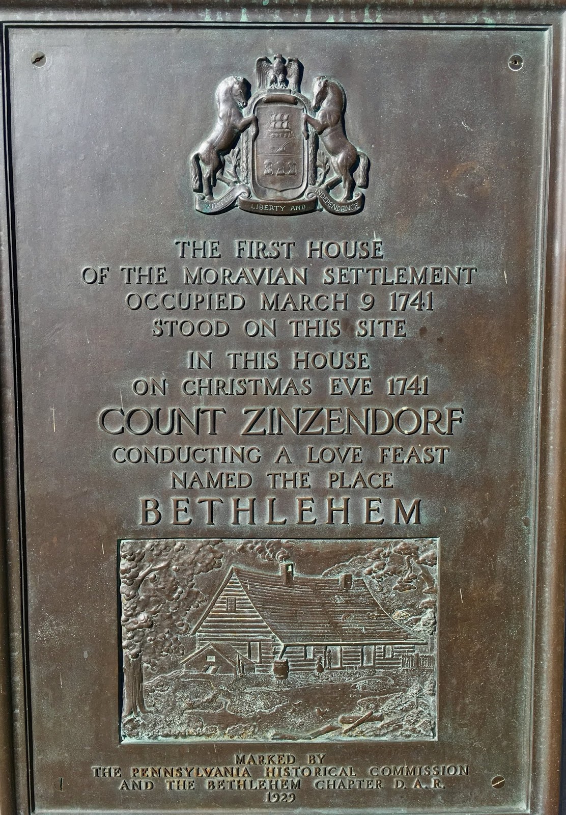 MarkerQuest: The First House, Bethlehem, Northampton County