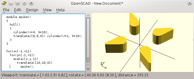 3D printer improvements: How to use Openscad (3): iterations ...