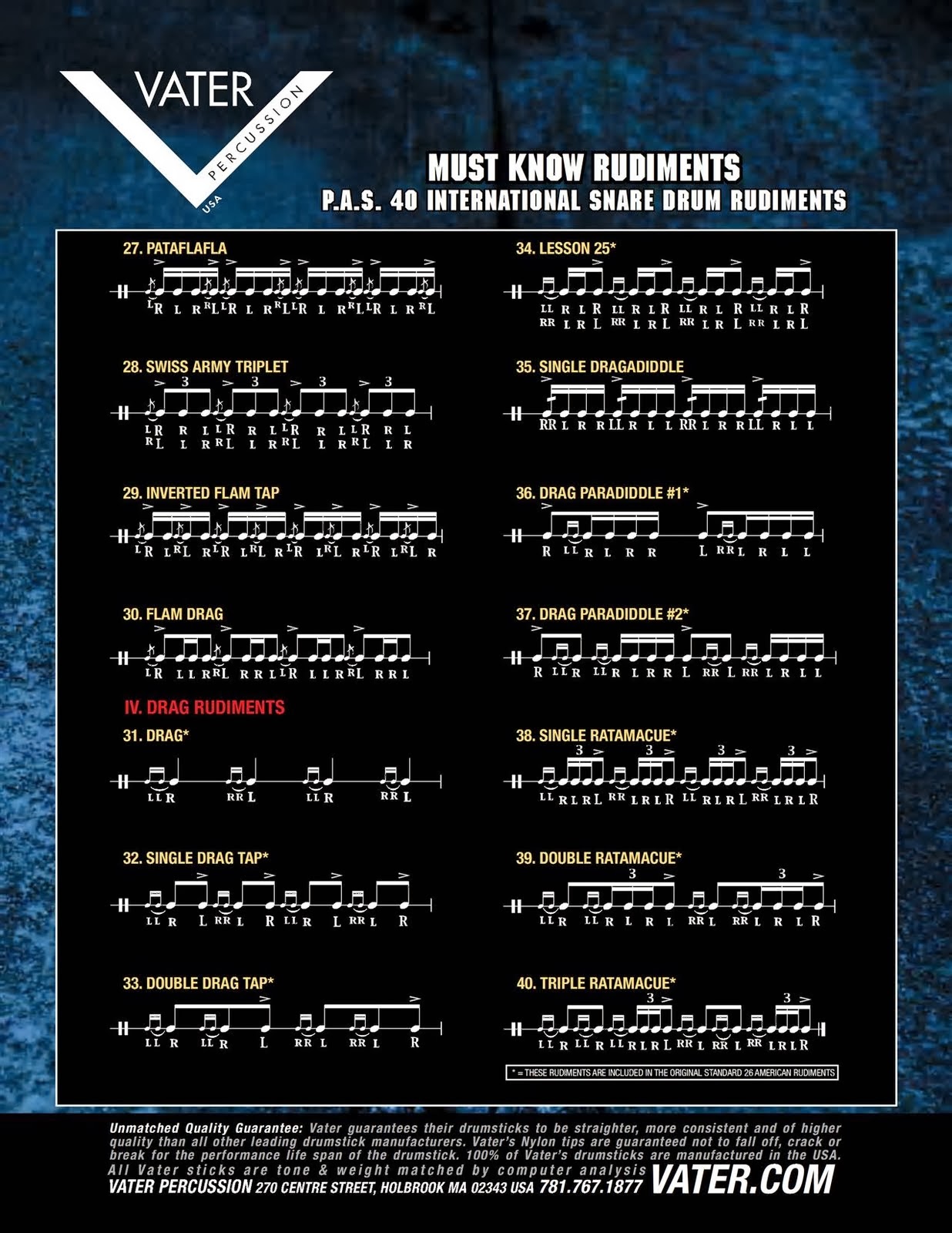 鼓手森 - Simply Drumming: 40 ESSENTIAL SNARE DRUM RUDIMENTS